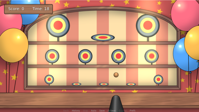 Shooting Gallery Tutorial For Renpy Visual Novel Games Ess Renpy Tutorials