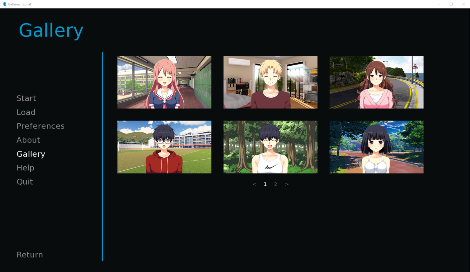 Ren'Py Galleries In-Depth Tutorial - __ess__ Ren'Py Tutorials